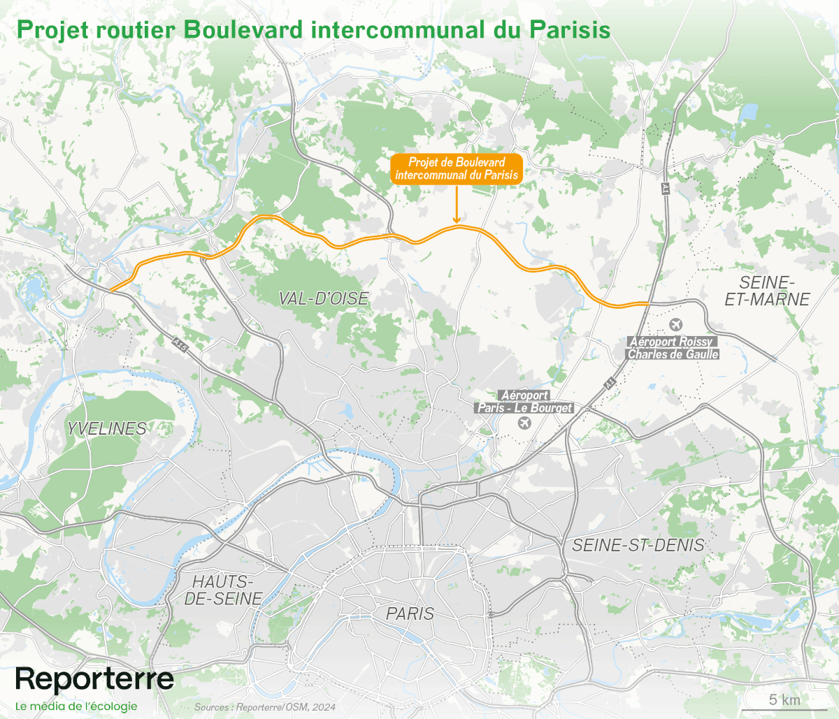 Le projet de liaison routière A1-A15 dans le Val-d’Oise finalement ...